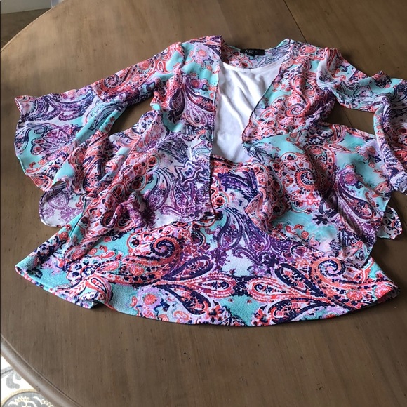 Ally B | Matching Sets | Ally B Paisley Top Skirt Set Girls Size 78 ...